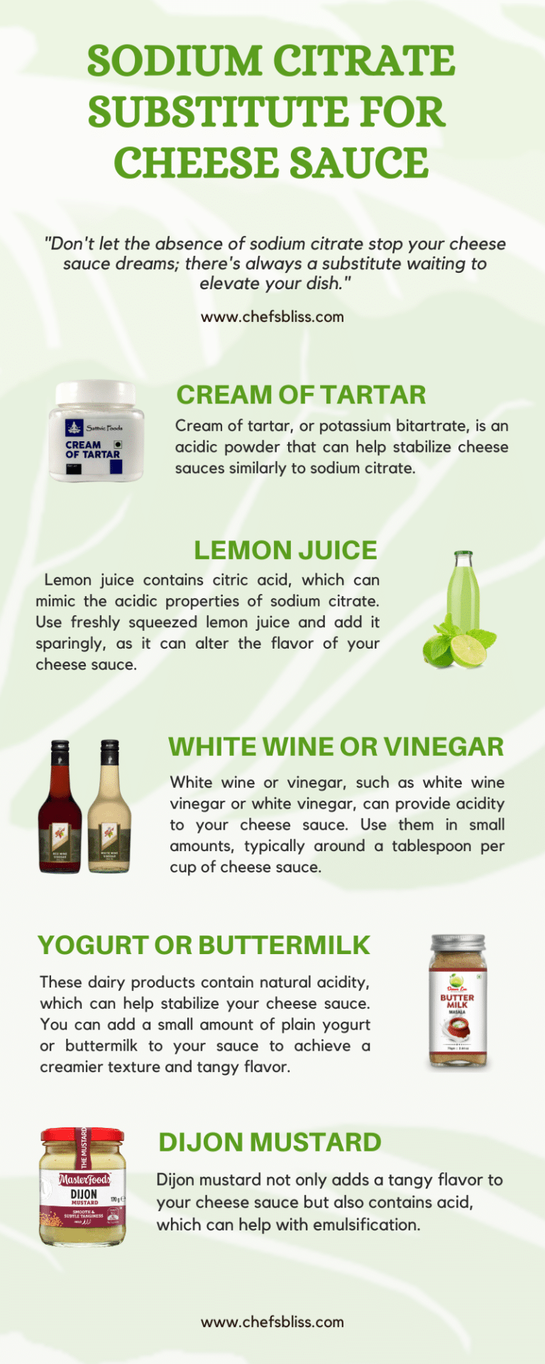 20+ Sodium Citrate Substitute For Cheese Sauce You Can Go For – ChefsBliss