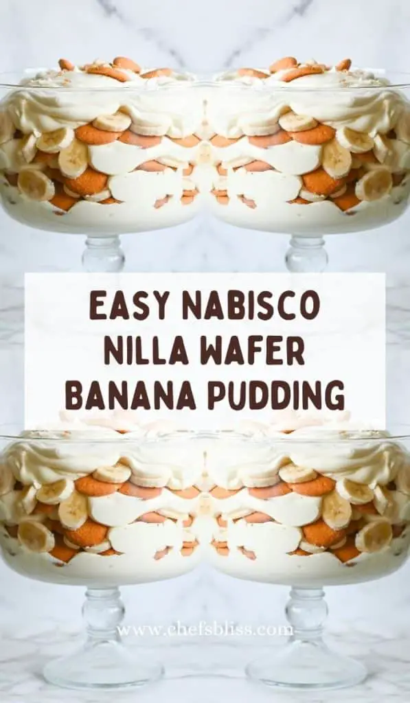 Easy Nabisco Nilla Wafer Banana Pudding Recipe – ChefsBliss