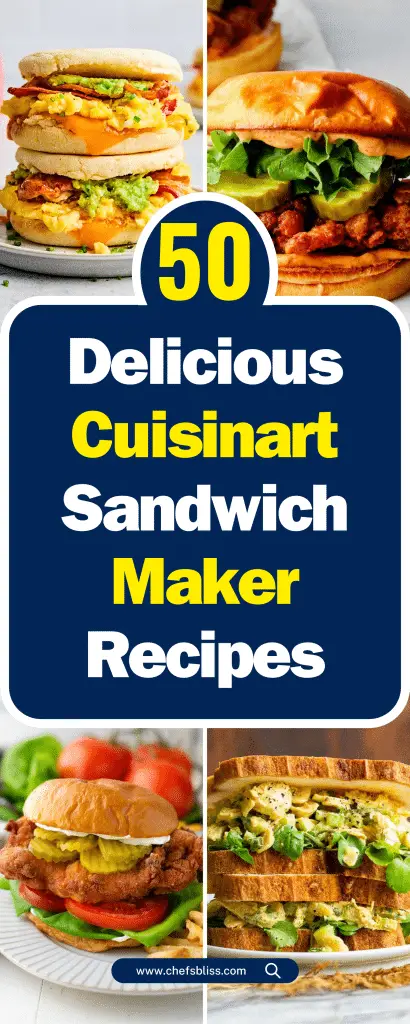 50+ Delicious Cuisinart Sandwich Maker Recipes To Try Today! – ChefsBliss
