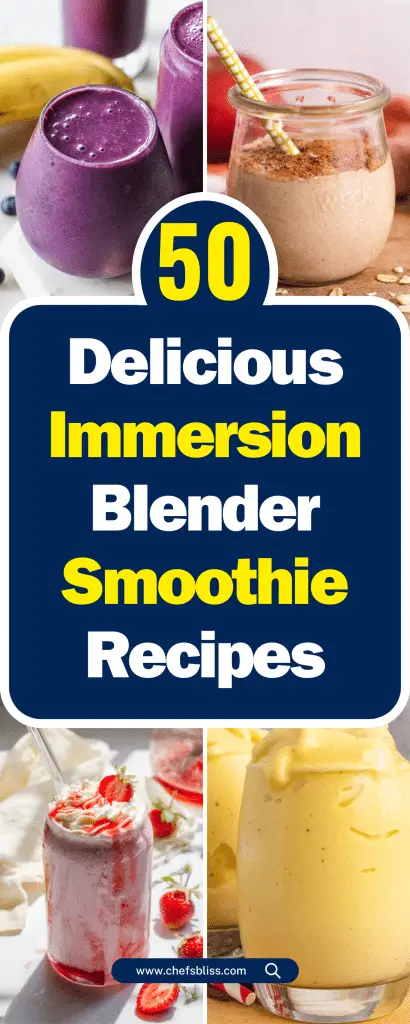 50+ Delicious Immersion Blender Smoothie Recipes to Energize Your Day ...