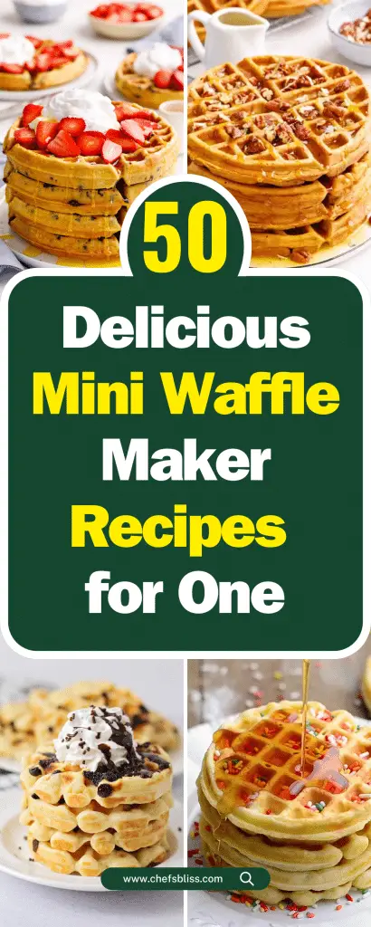 50+ Delicious Mini Waffle Maker Recipes for One – ChefsBliss