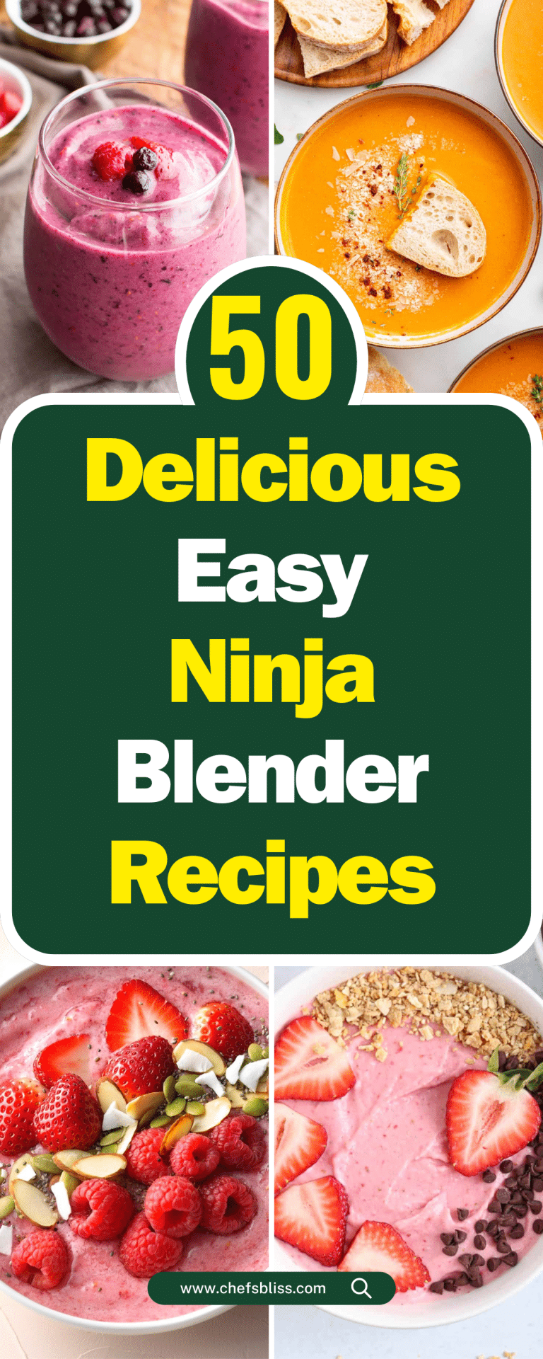 50+ Must-Try Easy Ninja Blender Recipes for Every Meal! – ChefsBliss