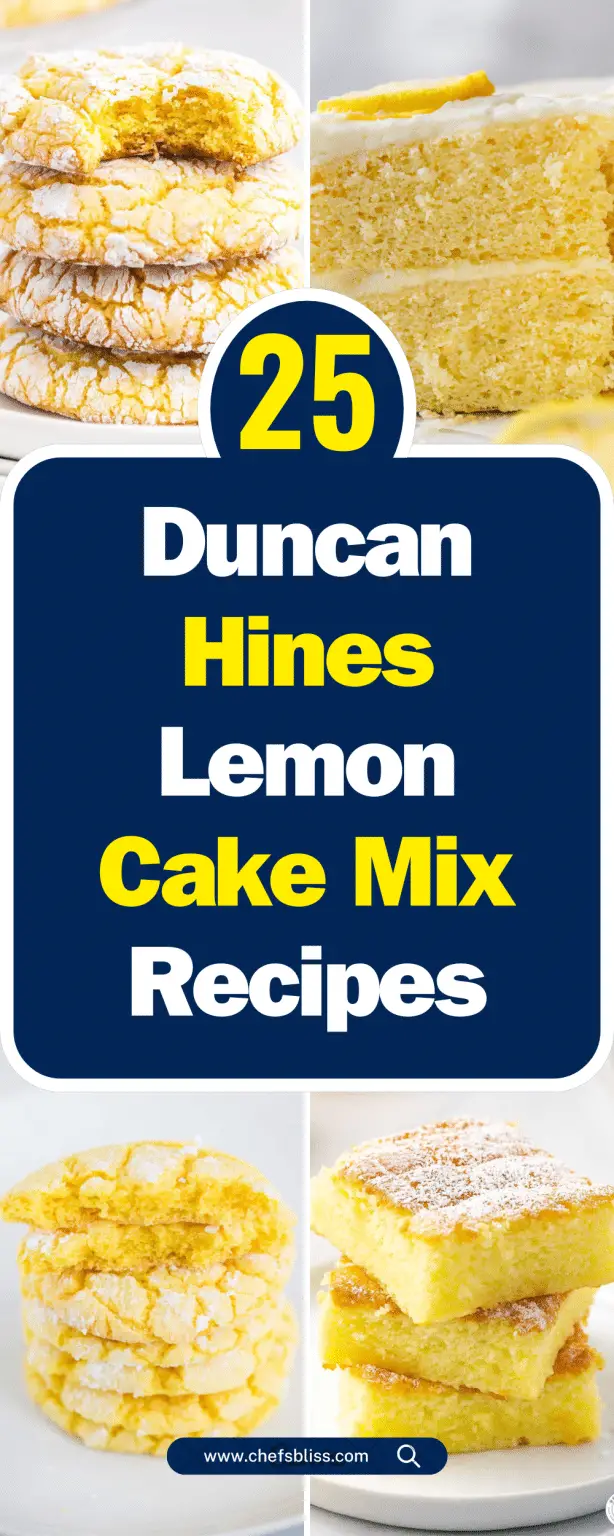 25+ Delicious Duncan Hines Lemon Cake Mix Recipes You’ll Love! – ChefsBliss