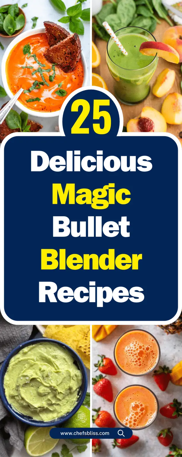 25+ Delicious Magic Bullet Blender Recipes to Try Today! – ChefsBliss