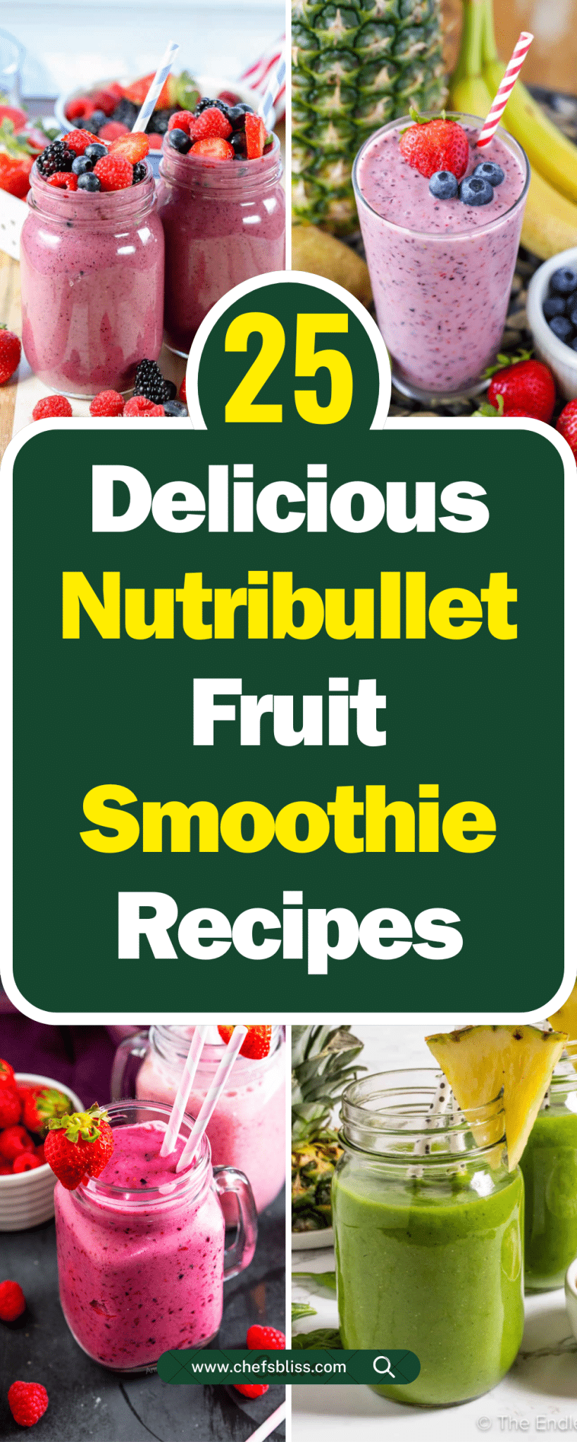 25+ Delicious NutriBullet Fruit Smoothie Recipes to Refresh Your Day ...