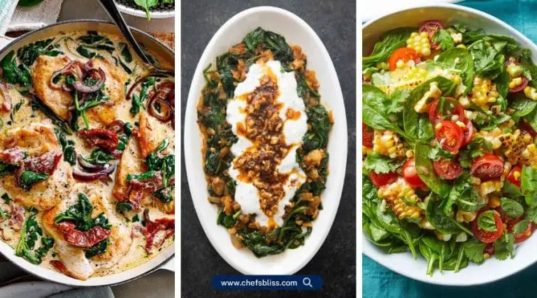 25+ Easy and Delicious Spinach Dinner Recipes to Boost Your Health ...