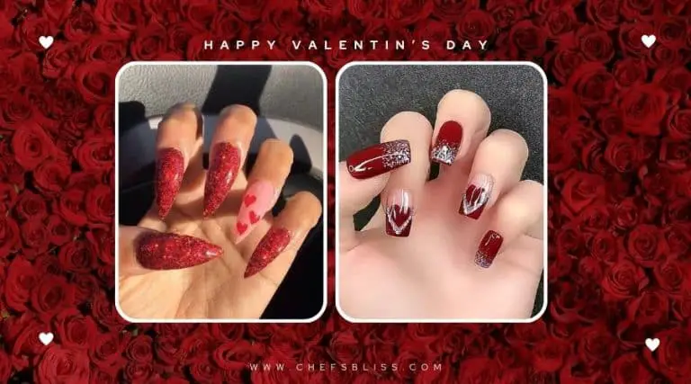 27+ Valentine’s Day Edgy Nail Ideas for Bold Hearts – ChefsBliss