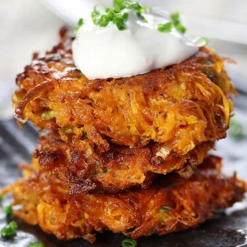 30-Minute Crispy Sweet Potato Cakes – ChefsBliss
