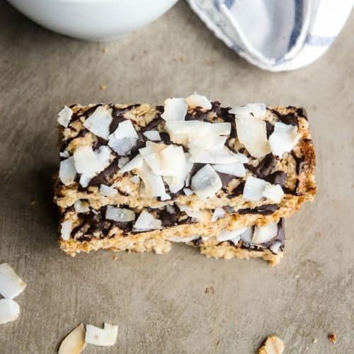 19-Minute Toasted Coconut Protein Bars – ChefsBliss